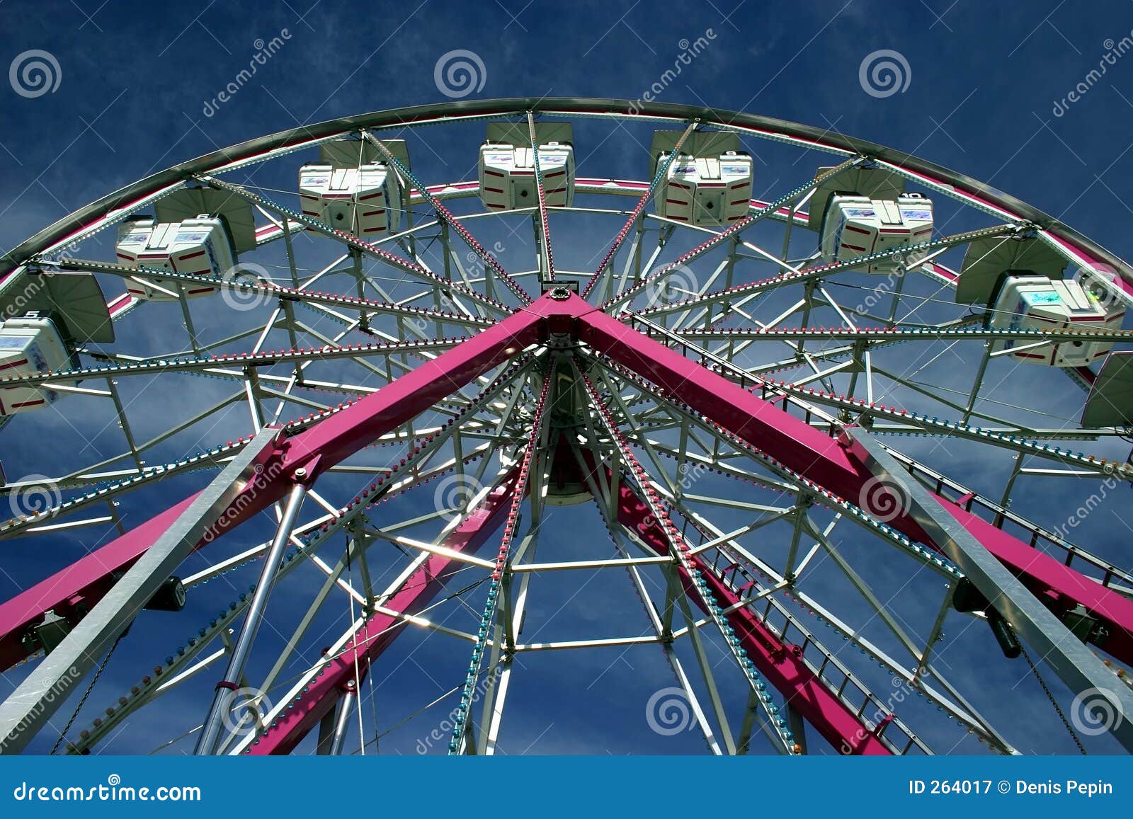 Ferris Wheel at a Fair stock image. Image of exhibition - 264017