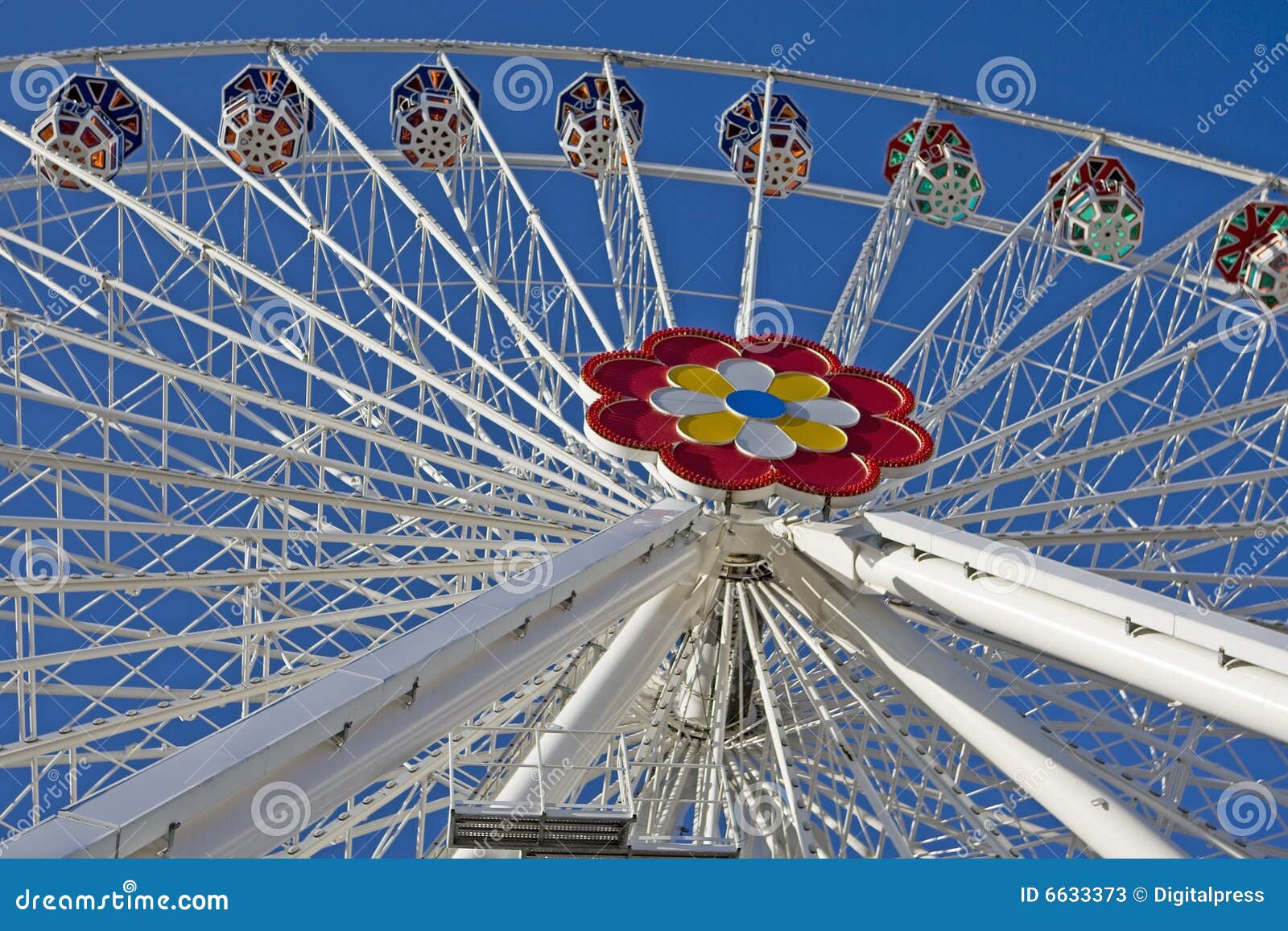 Ferris Wheel at the Fairground Stock Image - Image of fairground ...