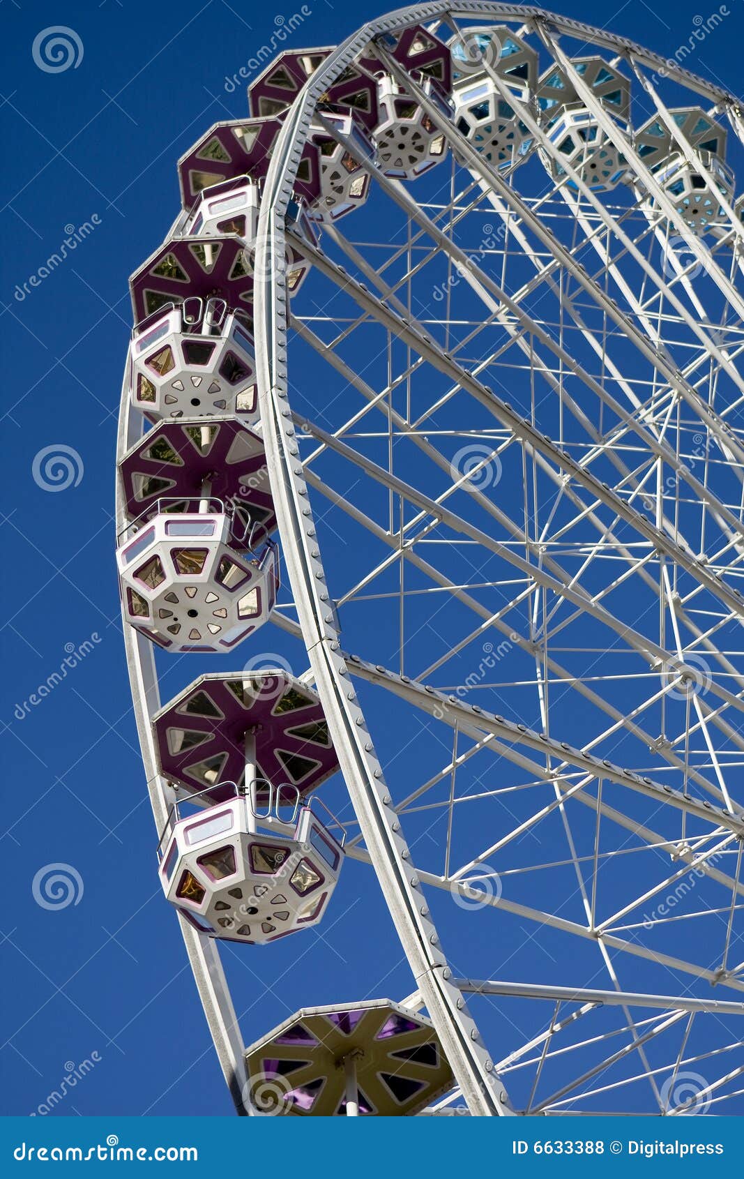 Ferris Wheel at the Fairground Stock Photo - Image of speed, vienna ...