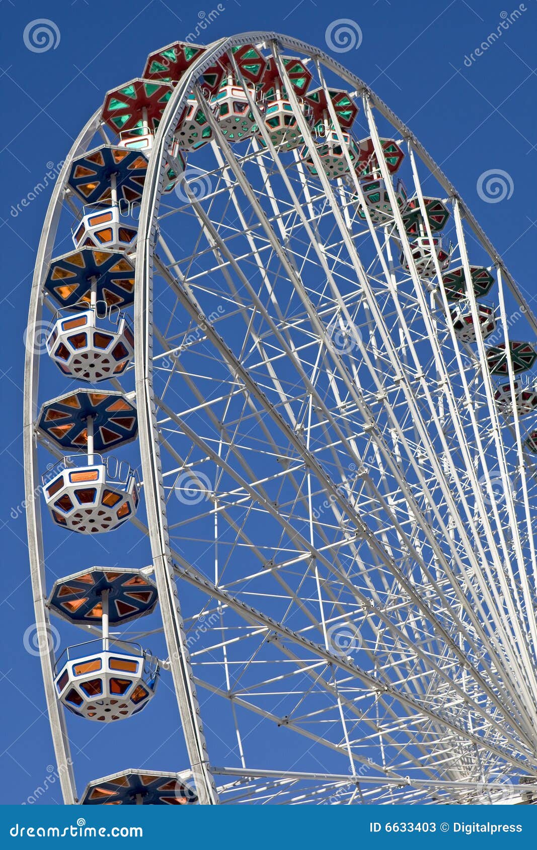 Ferris Wheel at the Fairground Stock Image - Image of leisure ...