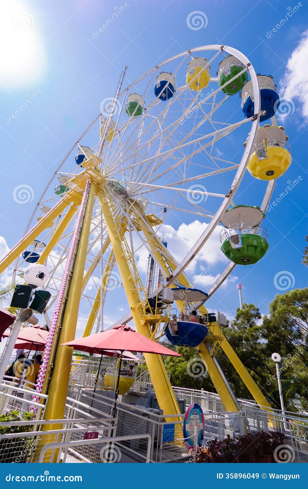 Ferris Wheel stock image. Image of hong, carousel, excitement - 35896049