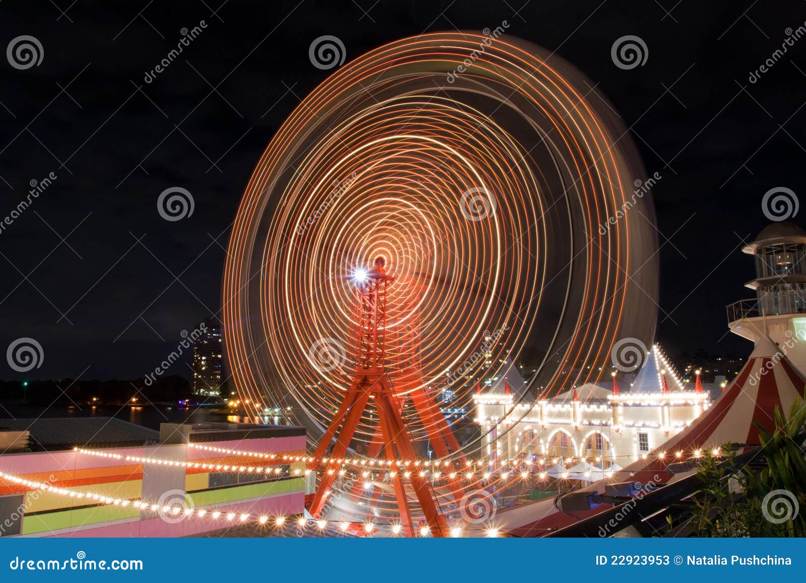 Ferris Wheel in Luna Park Sydney, Australia Stock Image - Image of ...
