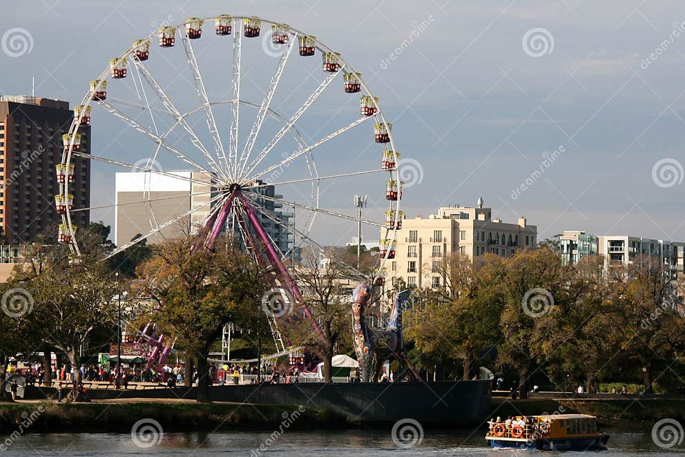 Ferris Wheel in Melbourne, Australia Editorial Image - Image of ...