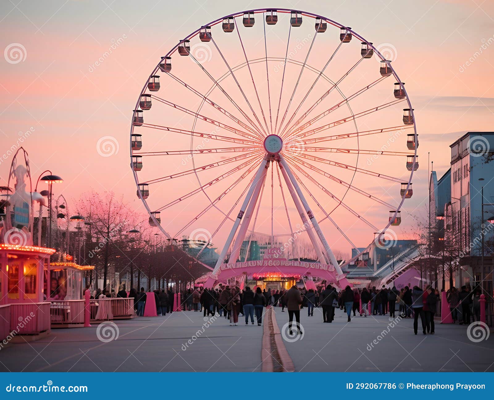 Ferris Wheel at Oktoberfest, Generative AI, AI Generated Stock Photo ...