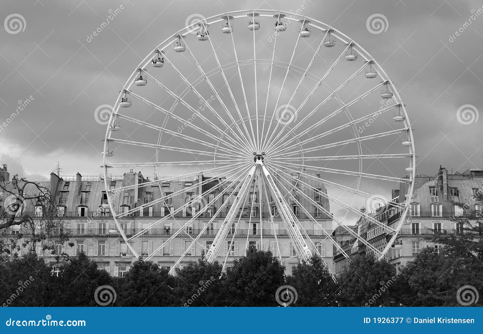 A ferris wheel in Paris stock image. Image of france, game - 1926377