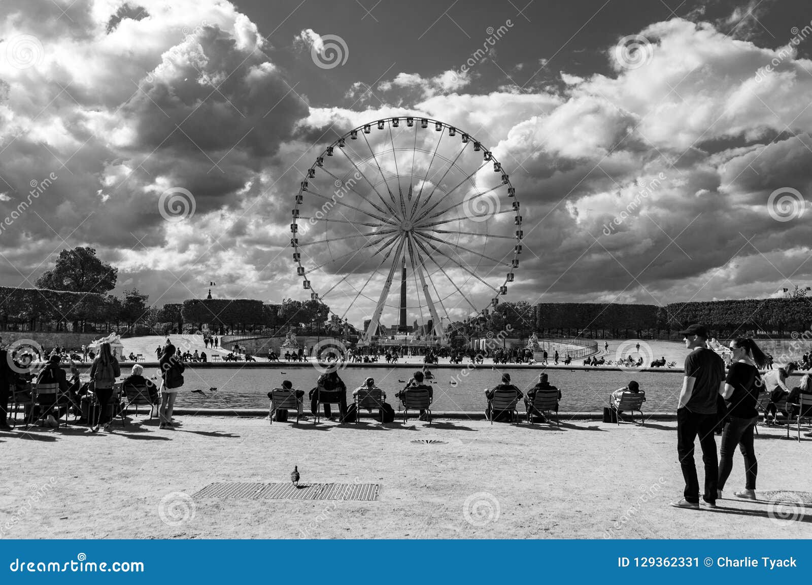 Roue De Paris - Ferris Wheel, Paris Editorial Photo - Image of high ...