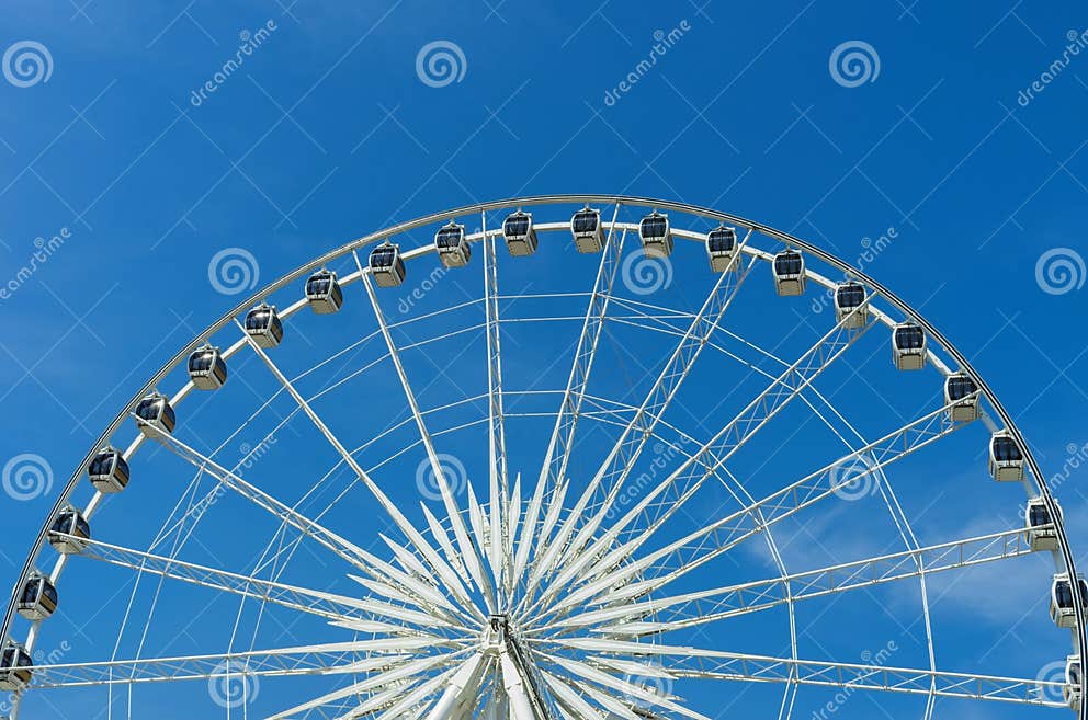 Ferris wheel stock image. Image of attraction, rotation - 134004567
