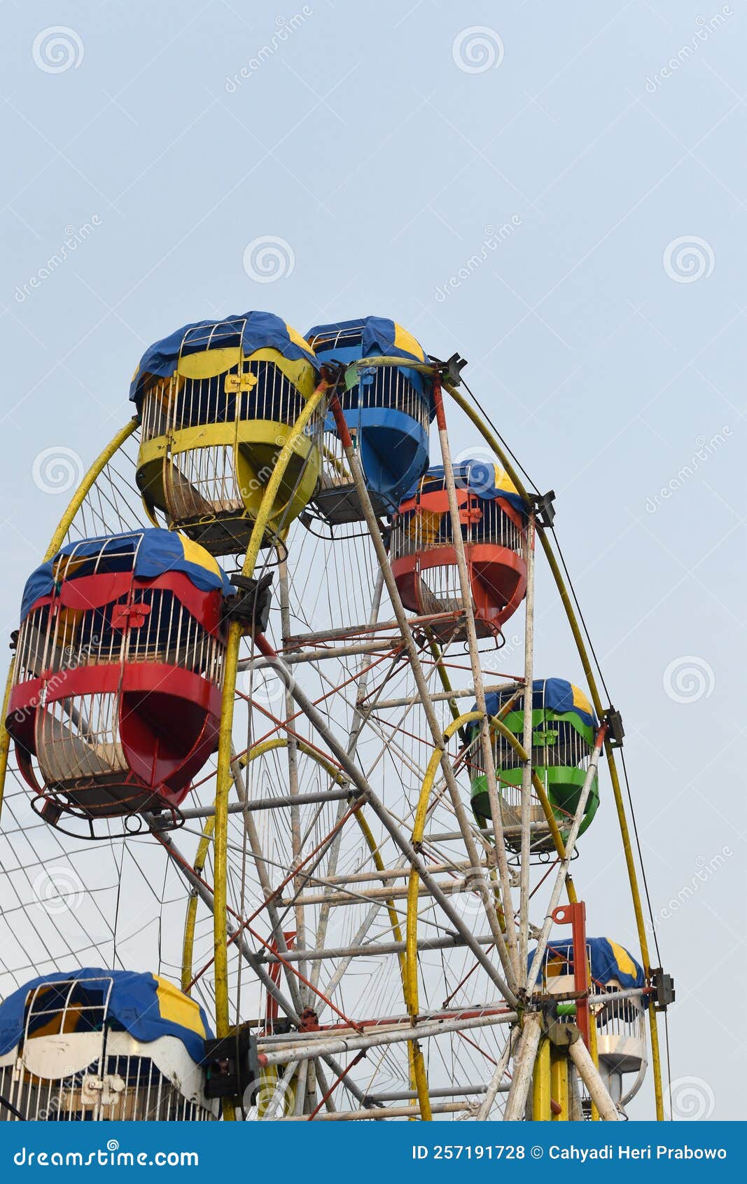 Ferris Wheel in the Town Square of Surakarta Stock Photo - Image of ...