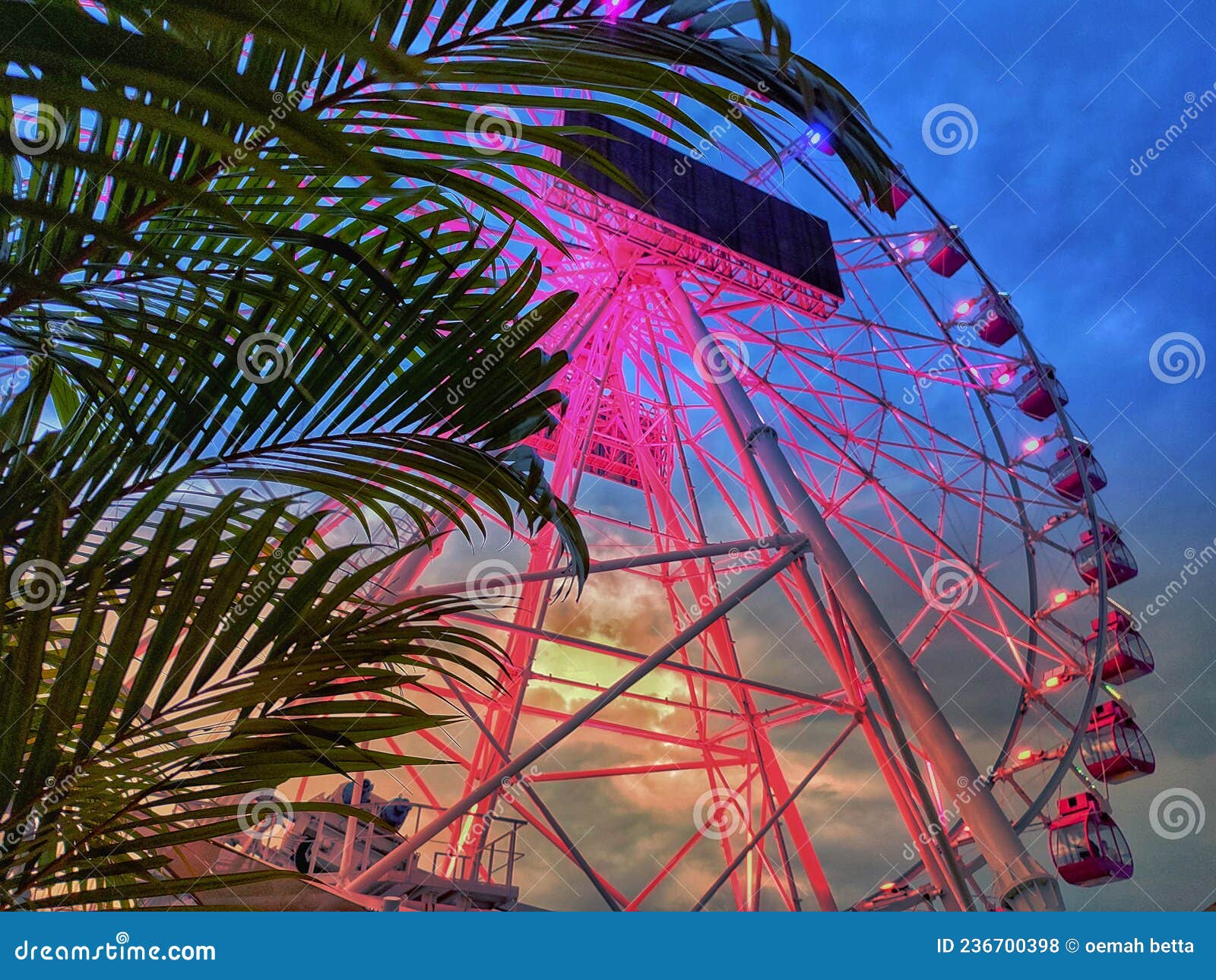 Ferris whell editorial stock photo. Image of aeon, color - 236700398