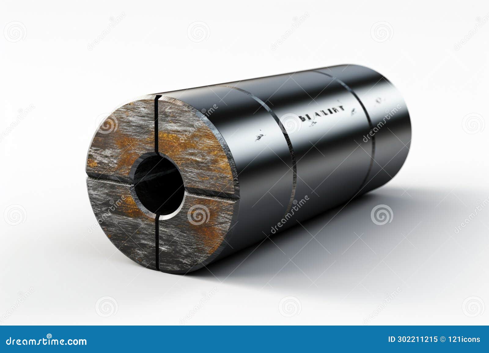 Ferrite Rod Core On White Background Royalty-Free Stock Photography ...