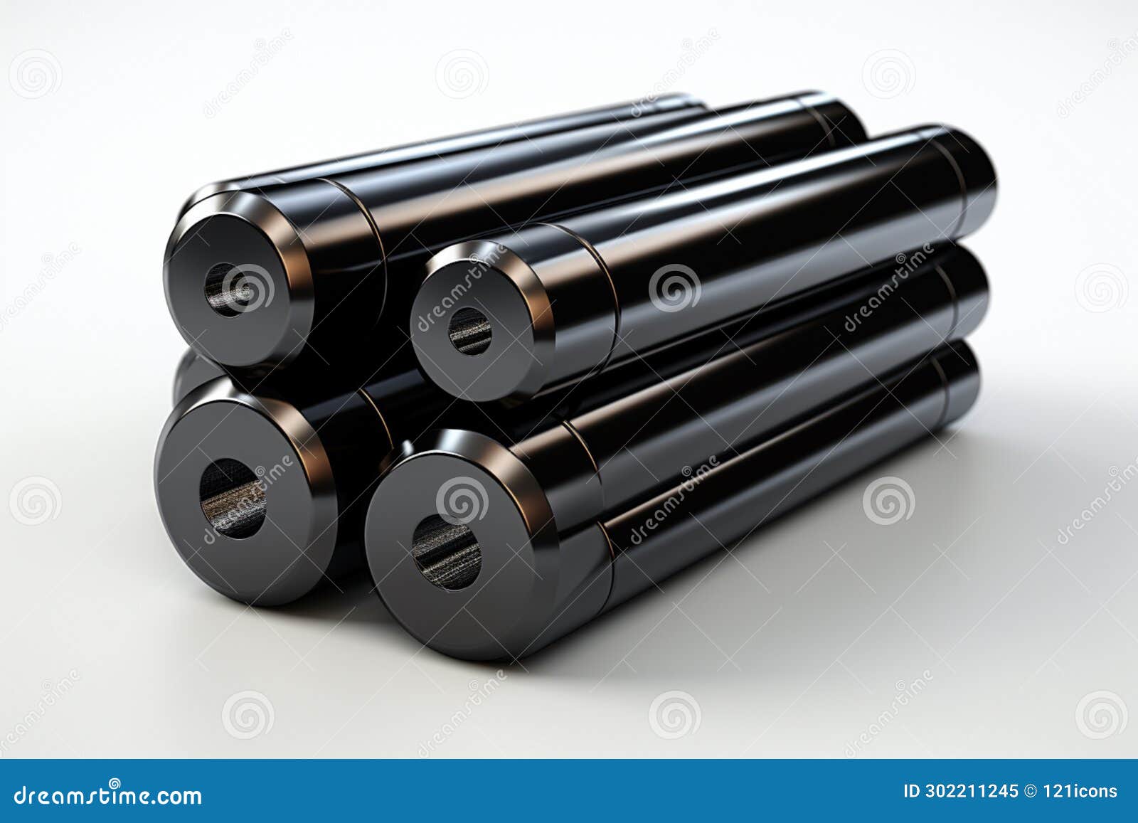 Ferrite Rods On White Background Royalty-Free Stock Photography ...