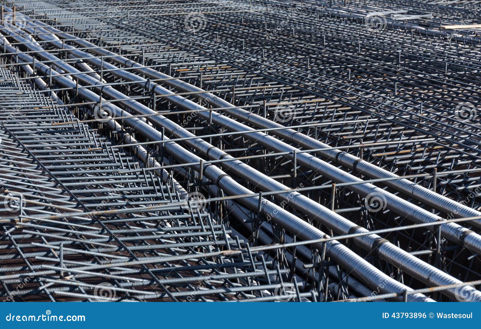 Ferro-concrete Reinforcements Stock Photo - Image of reinforcing, work ...