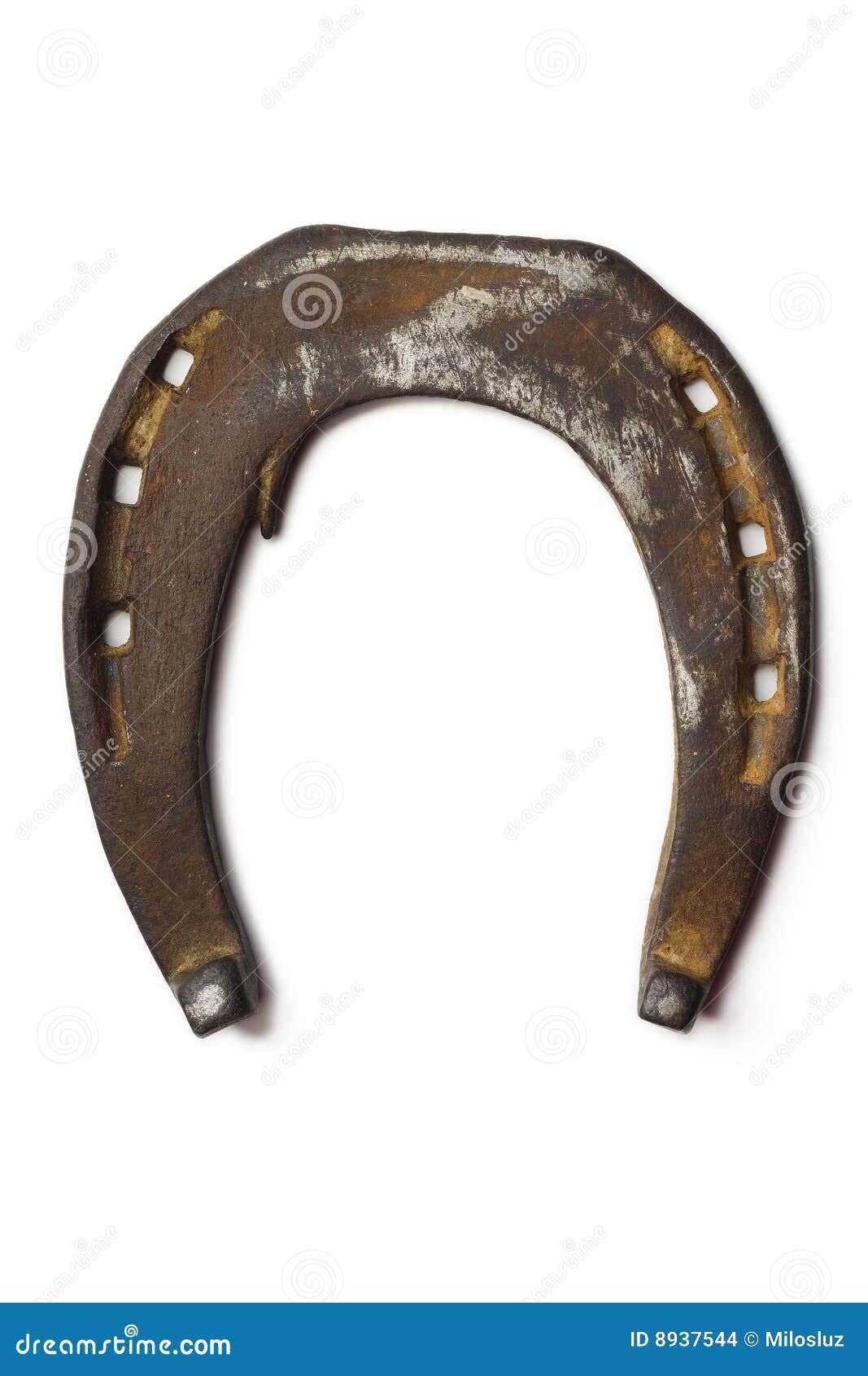 Ferro di cavallo fotografia stock. Immagine di arrugginito - 8937544