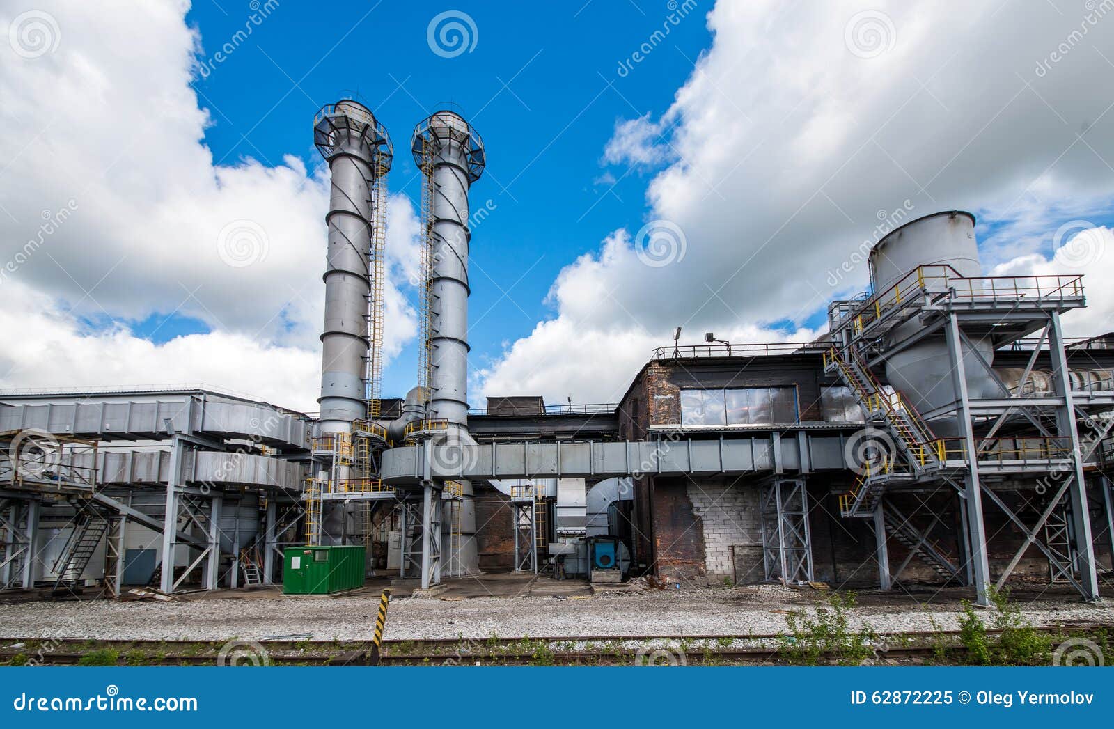 Ferroalloy plant stock image. Image of large, storage - 62872225