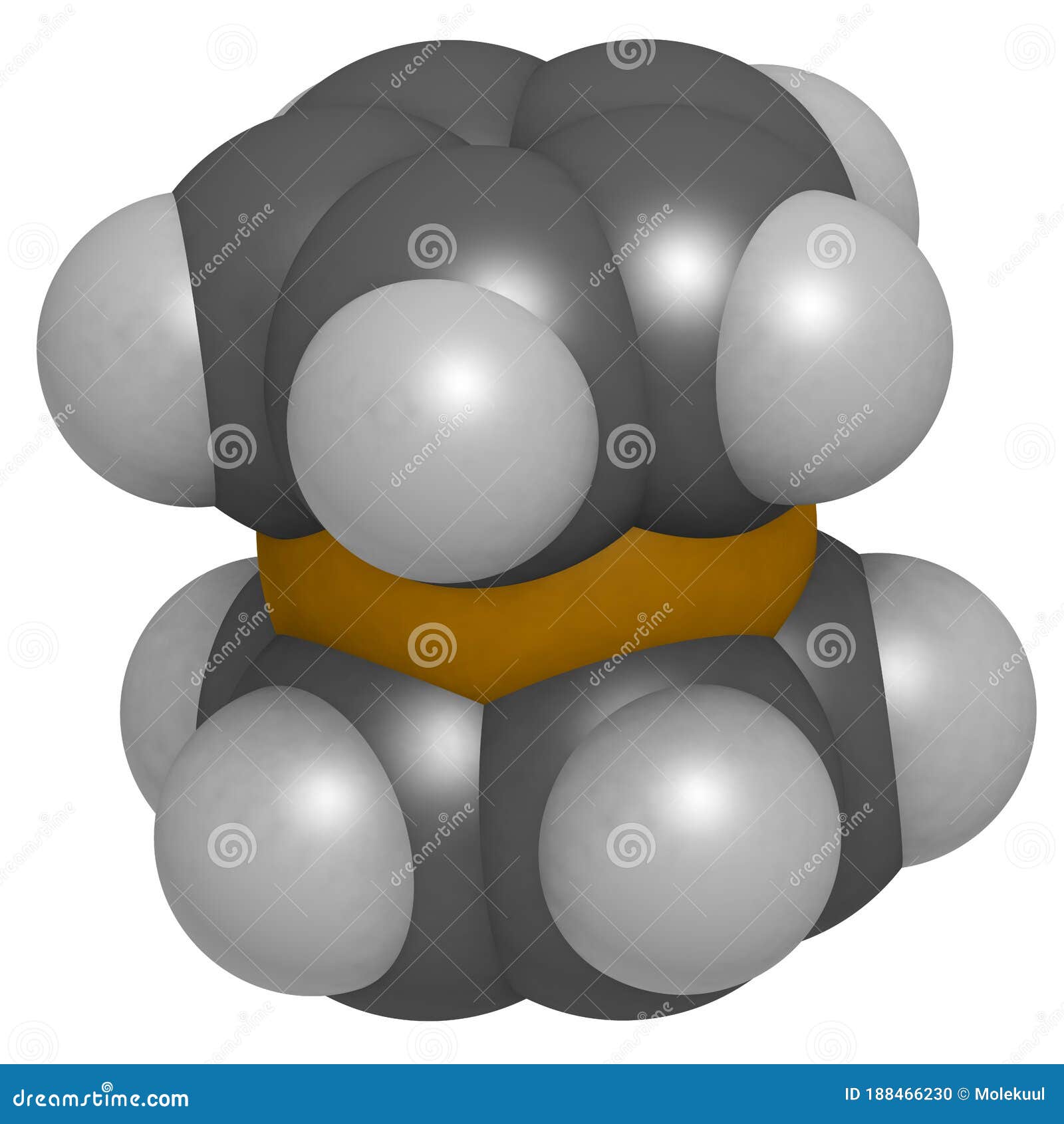 Ferrocene Organometallic Molecule, Chemical Structure Stock ...