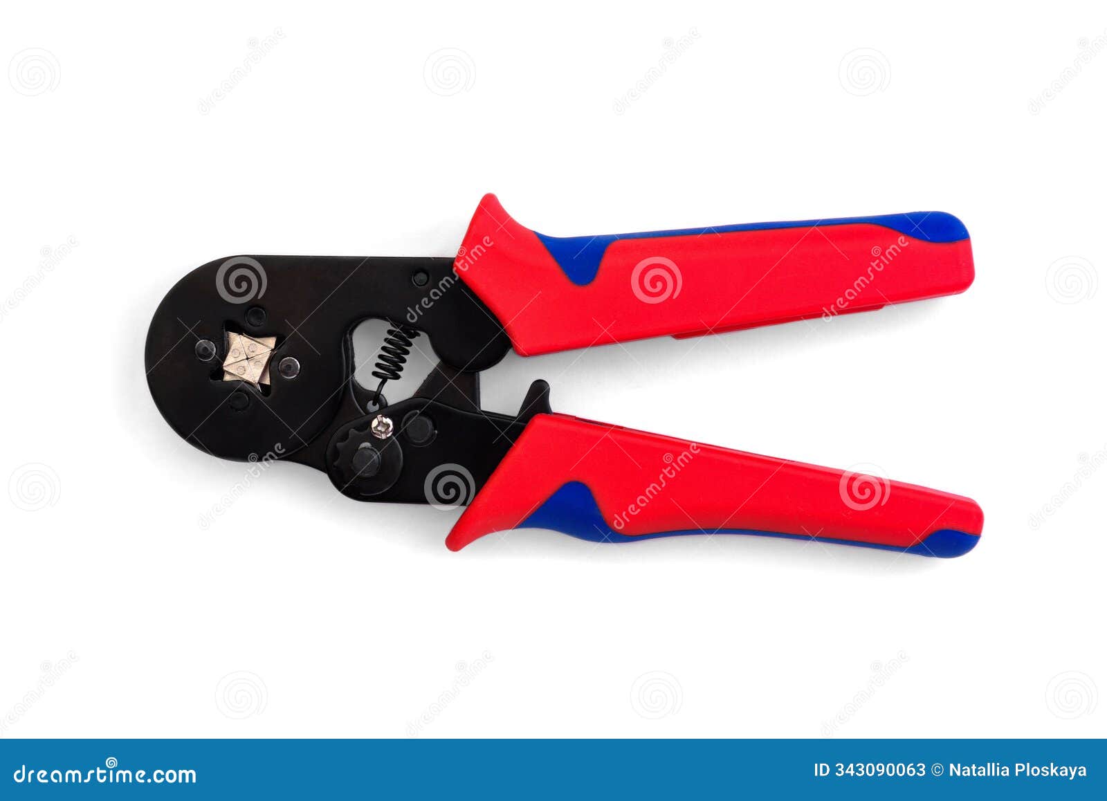 Ferrule Crimping Tool And Wiring Connectors Terminal Set Isolated On ...