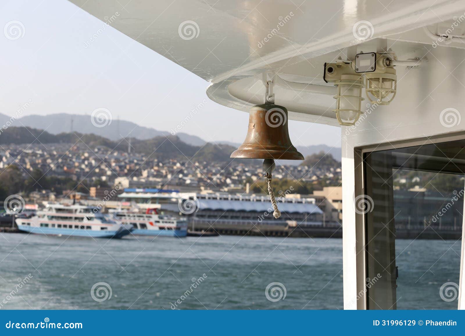 Ferry bell stock image. Image of ocean, bell, ferry, ring - 31996129