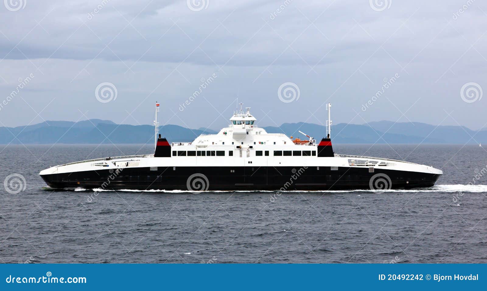 Ferry boat stock photo. Image of mountain, boat, passage - 20492242