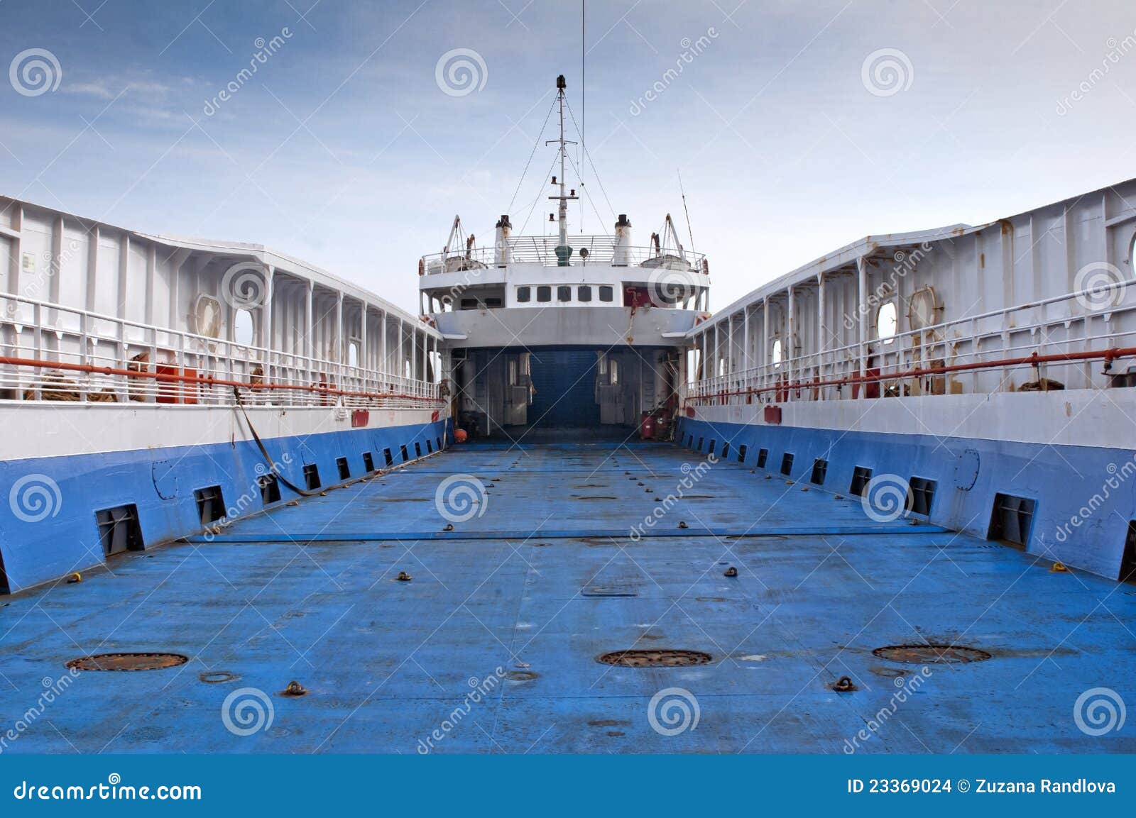 A ferry boat in the port stock photo. Image of business - 23369024
