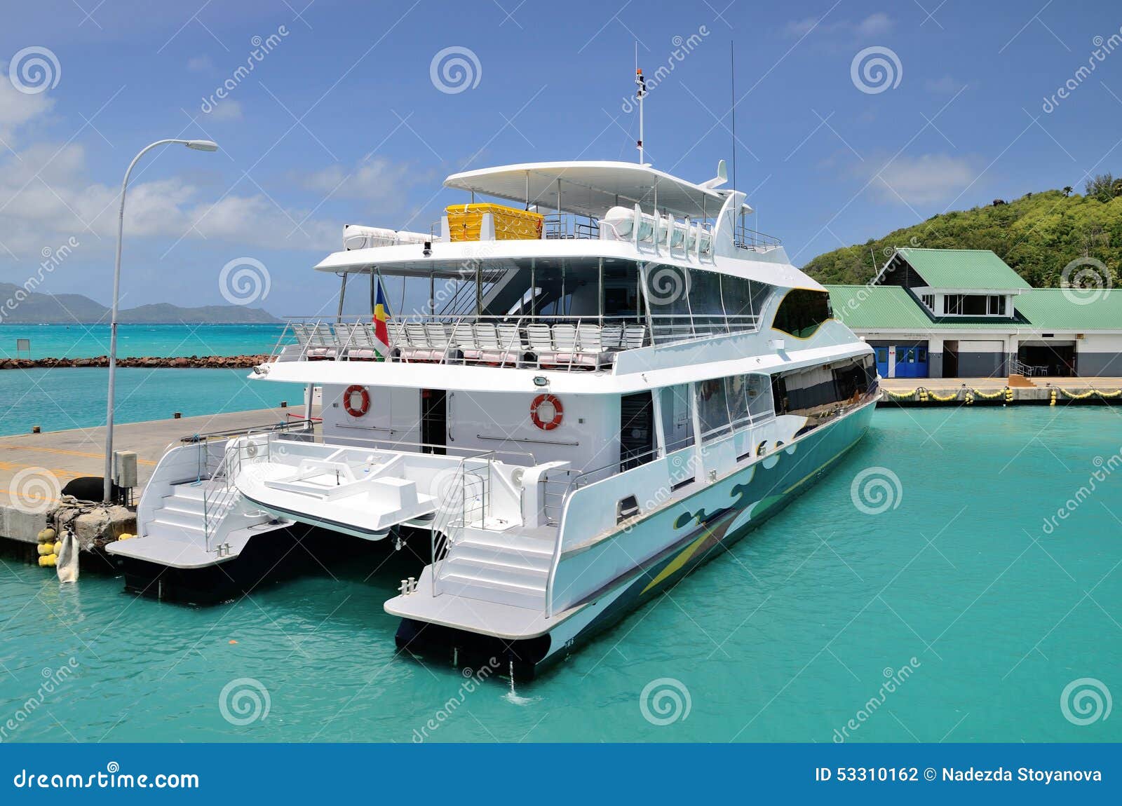 Ferry boat . stock photo. Image of passage, float, steamboat - 53310162