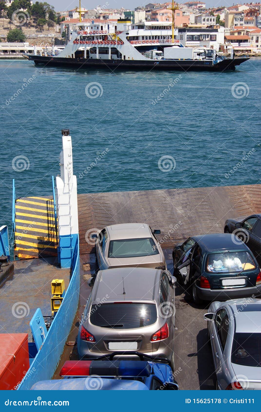 Ferry boat ramp stock photo. Image of diesel, fast, paddler - 15625178