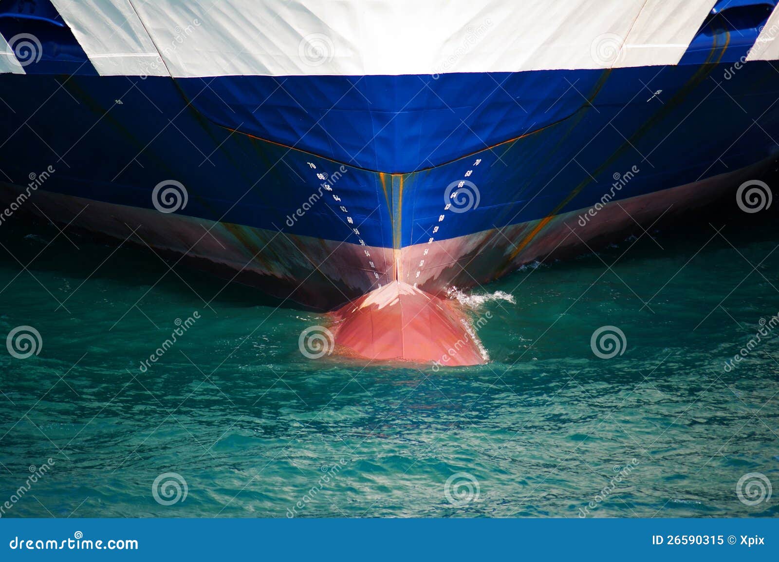 Ferry boat s bow stock image. Image of croatia, travel - 26590315