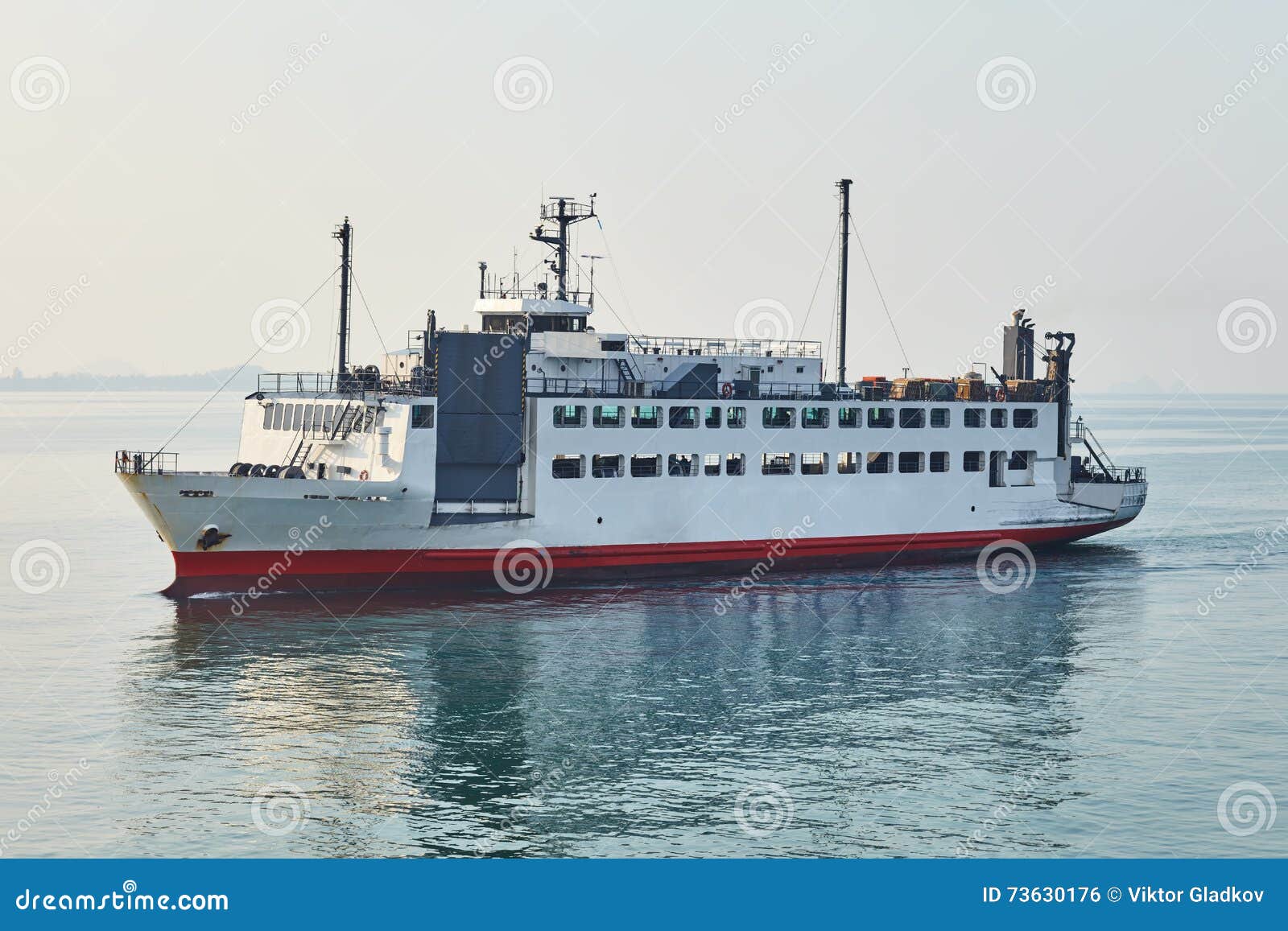 Ferry boat at the sea stock photo. Image of journey, liner - 73630176