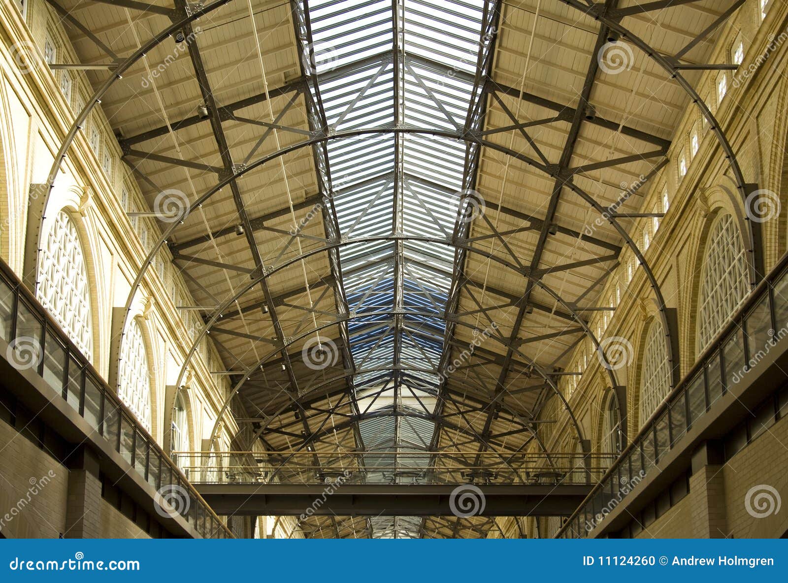 Ferry Building Interior stock photo. Image of symmetry - 11124260