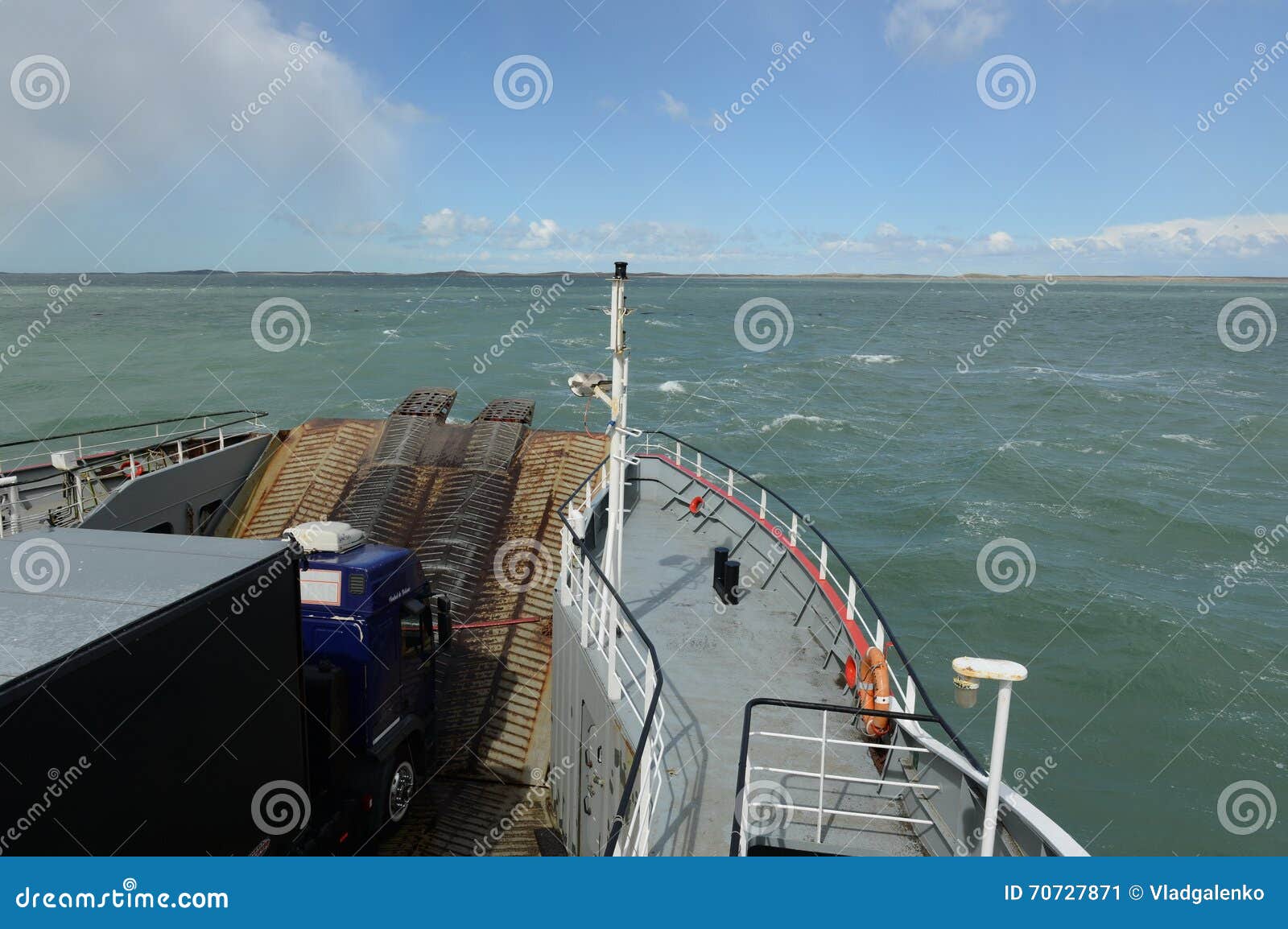 Ferry Crossing in the Magellan Strait. Editorial Photo - Image of ...