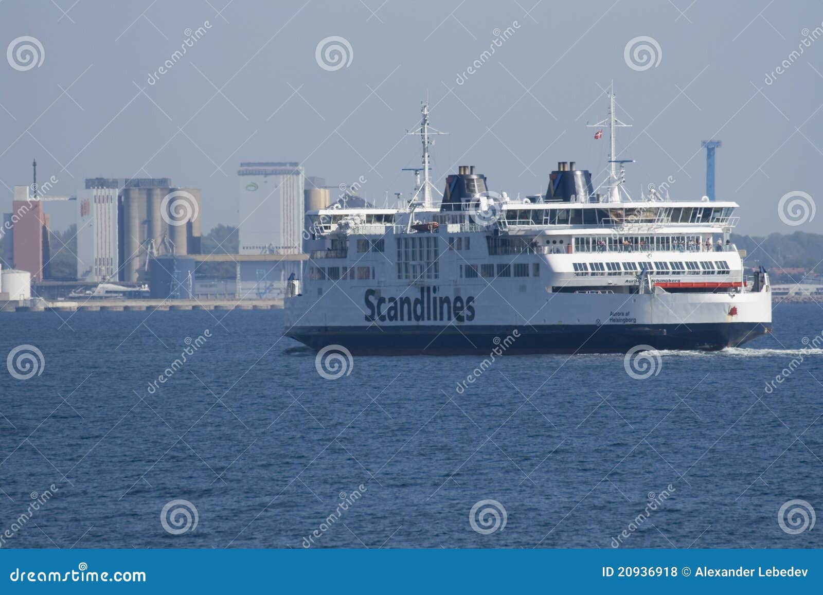 Ferry between Denmark in Sweden Editorial Stock Photo - Image of ...