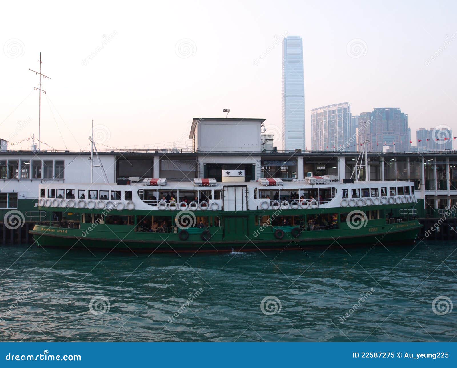 Ferry Pier in Hong Kong editorial image. Image of transportation - 22587275