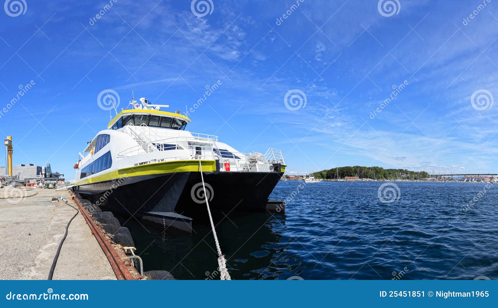 Ferry in Port stock image. Image of nautical, rural, house - 25451851