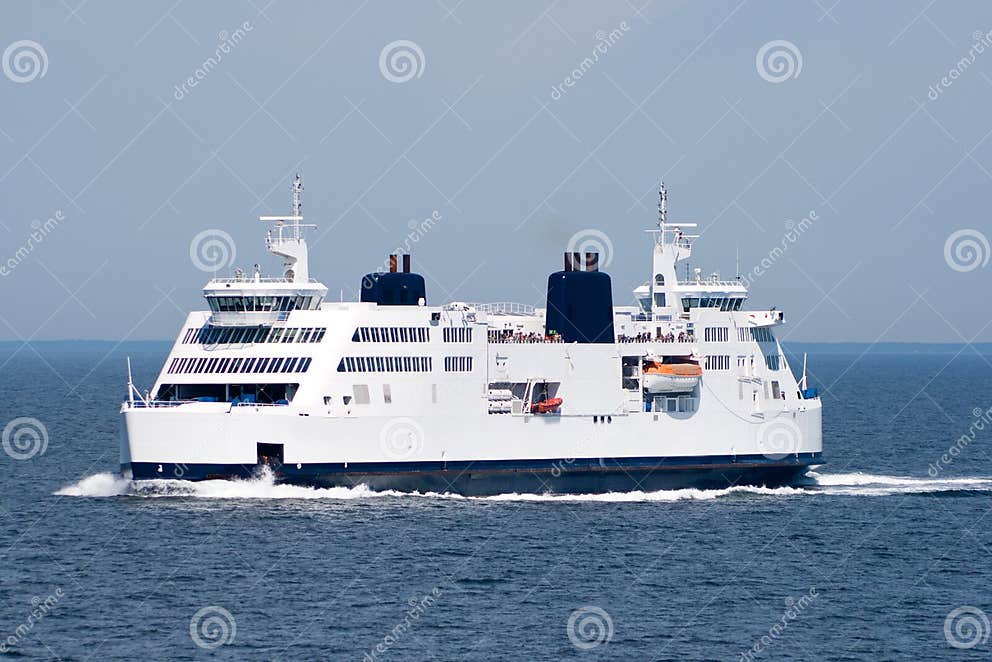 Ferry ship stock image. Image of deck, germany, summer - 20502577