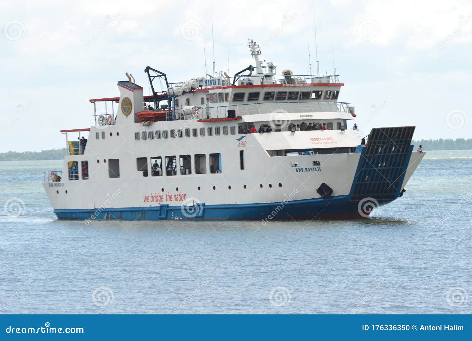 Ferry ship editorial image. Image of liner, safe, equipment - 176336350