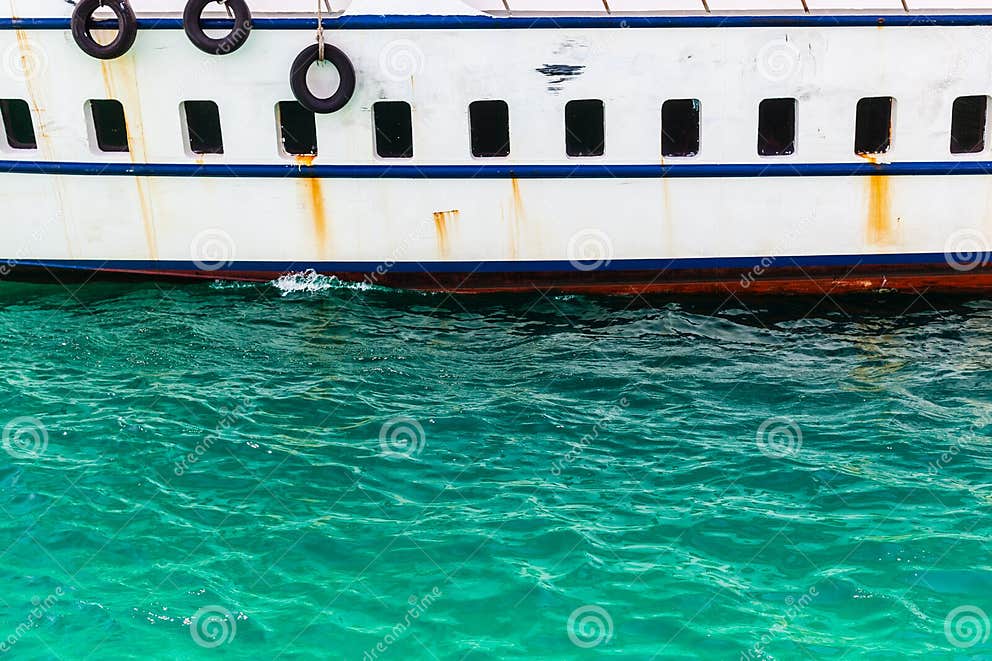 Ferry side stock photo. Image of nautical, dock, naval - 51258800