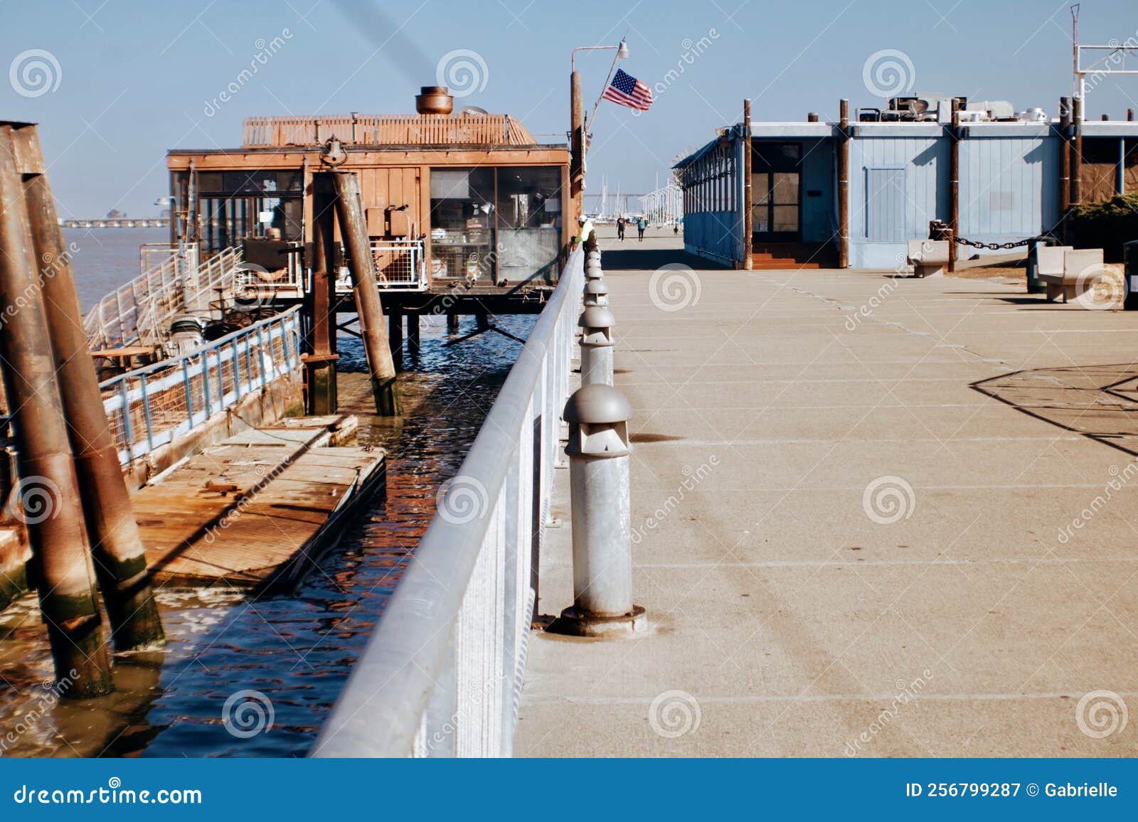 Ferry Station Pier in Bay Area Editorial Photography - Image of ferry ...