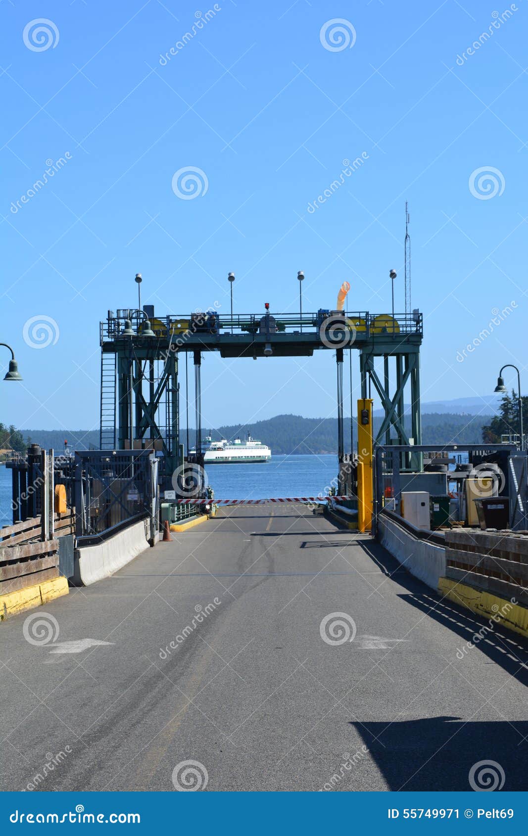Ferry Terminal at Friday Harbor, Washington Stock Image - Image of pier ...