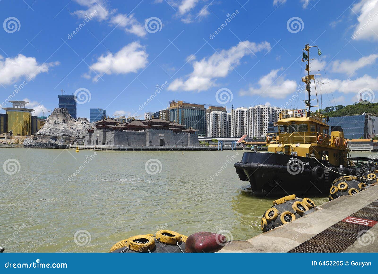 Ferry terminal in macau stock image. Image of ferry, building - 6452205