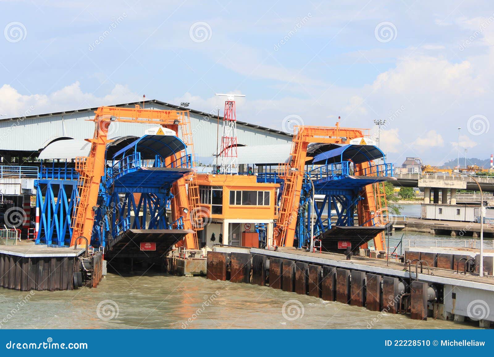 Ferry terminal Penang stock photo. Image of terminal - 22228510