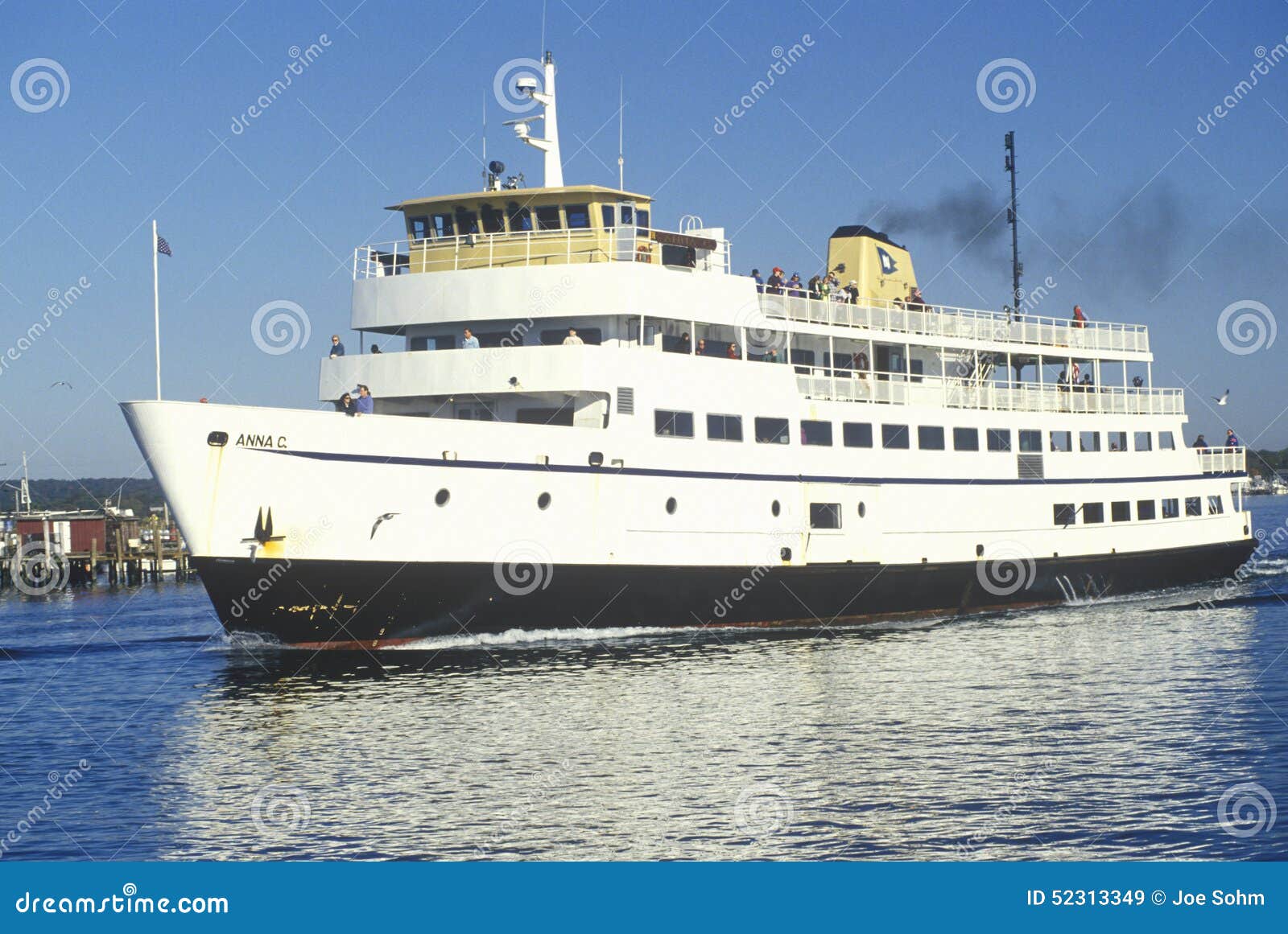 The Ferry To Block Island in Point Judith, Rhode Island Editorial Stock ...