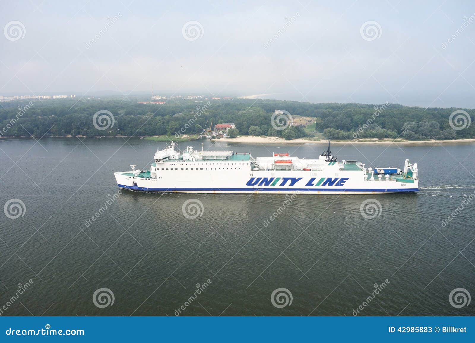 Ferry Unity Line editorial stock photo. Image of sweden - 42985883