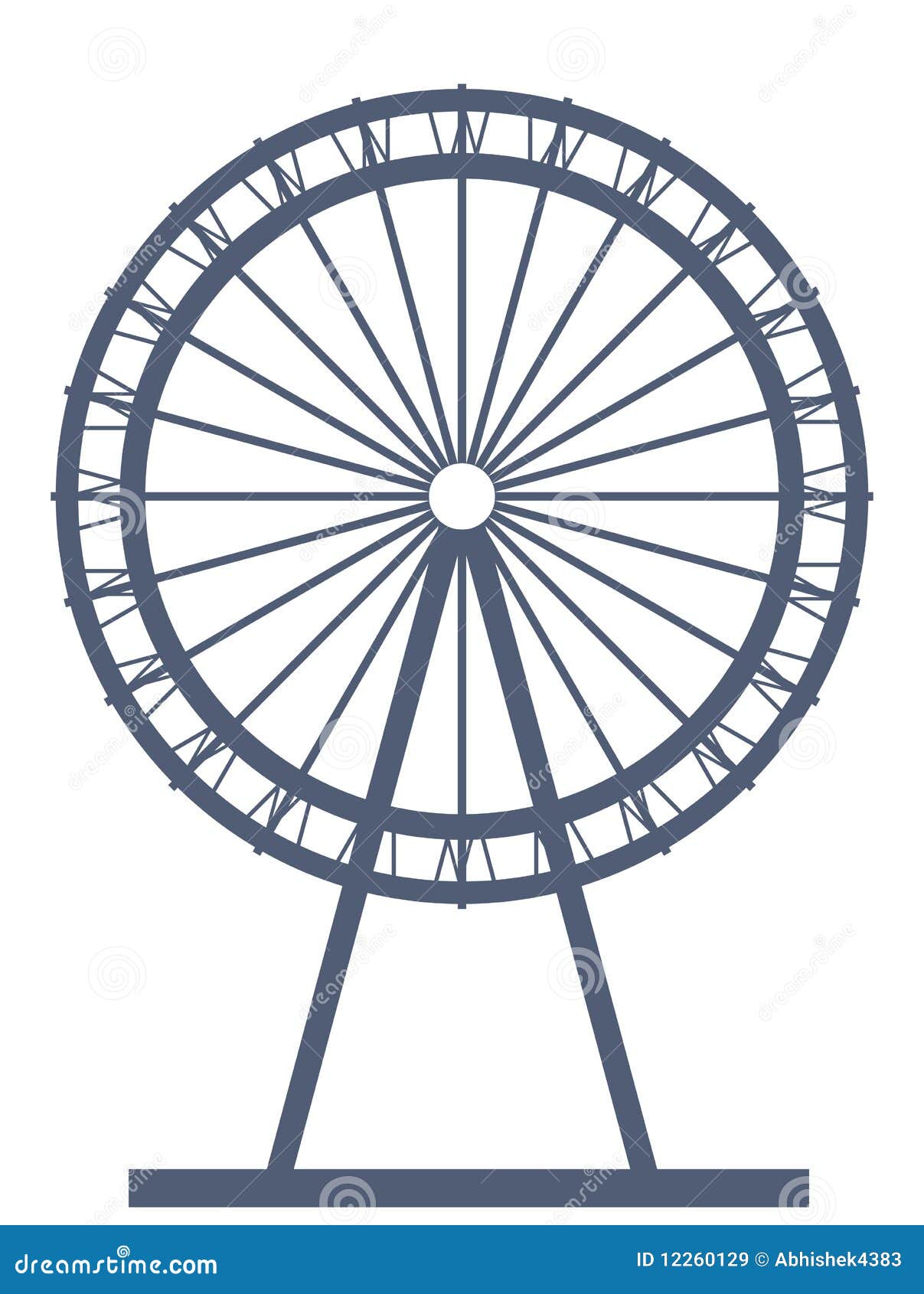 Ferry wheel stock illustration. Illustration of circular - 12260129