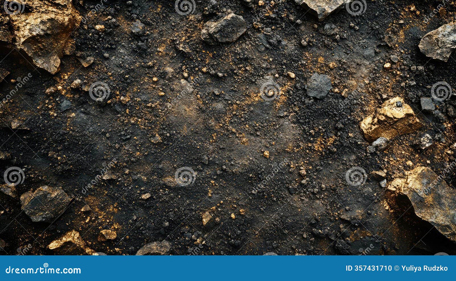 Fertile Soil Piles - Top View Stock Photo - Image of highquality ...