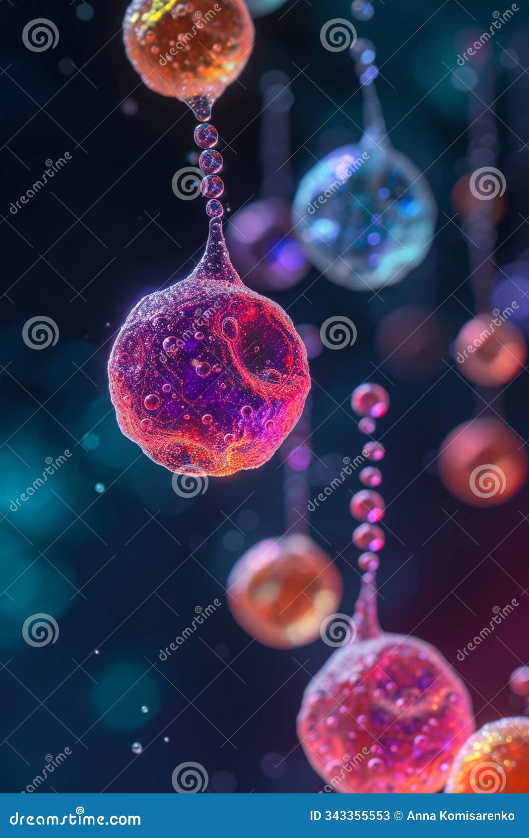 Fertilised Cell Development. Stages from Fertilization Stock Image ...