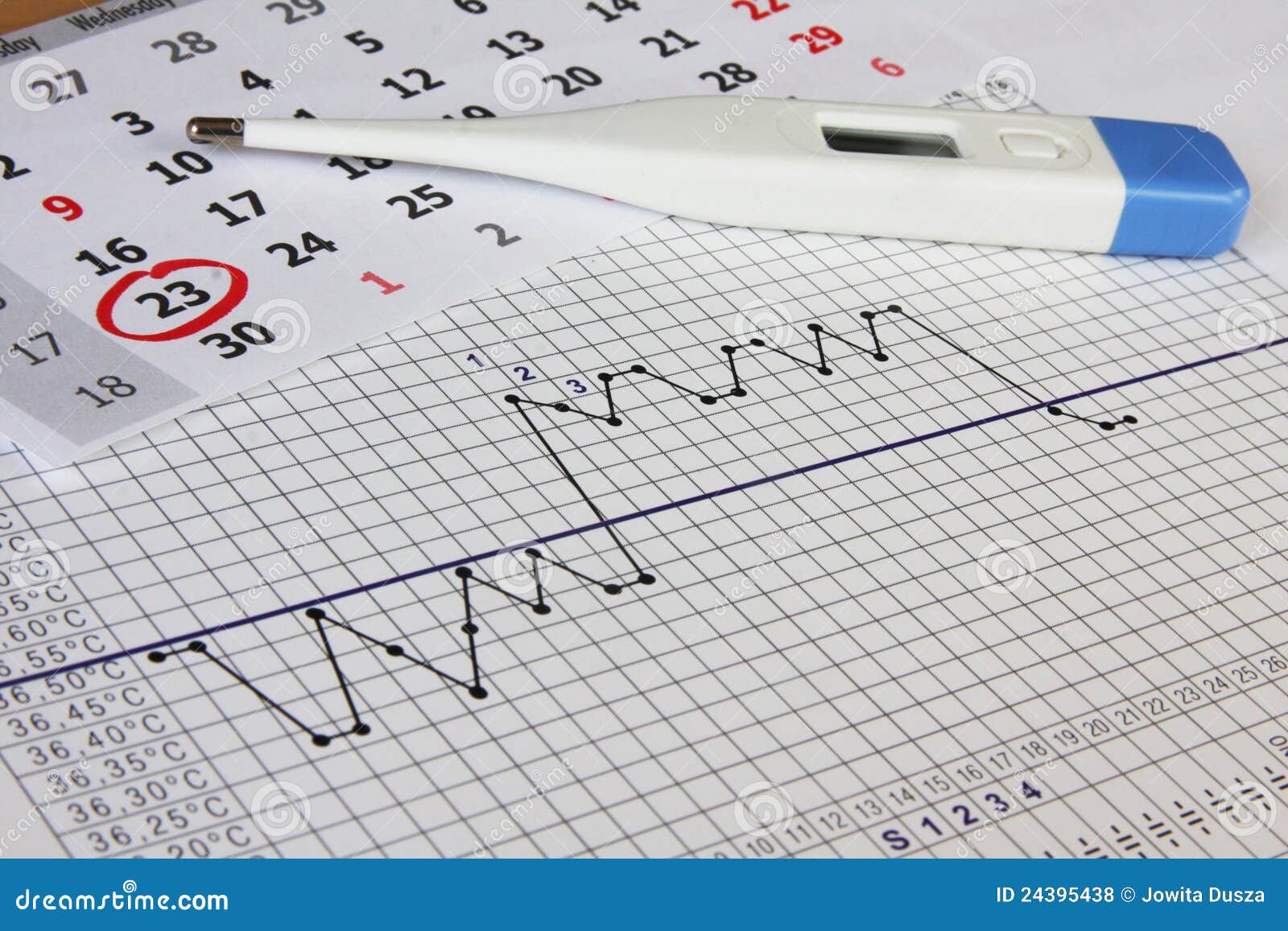 Fertility Chart. Naprotechnology. Stock Photo - Image of pregnancy ...