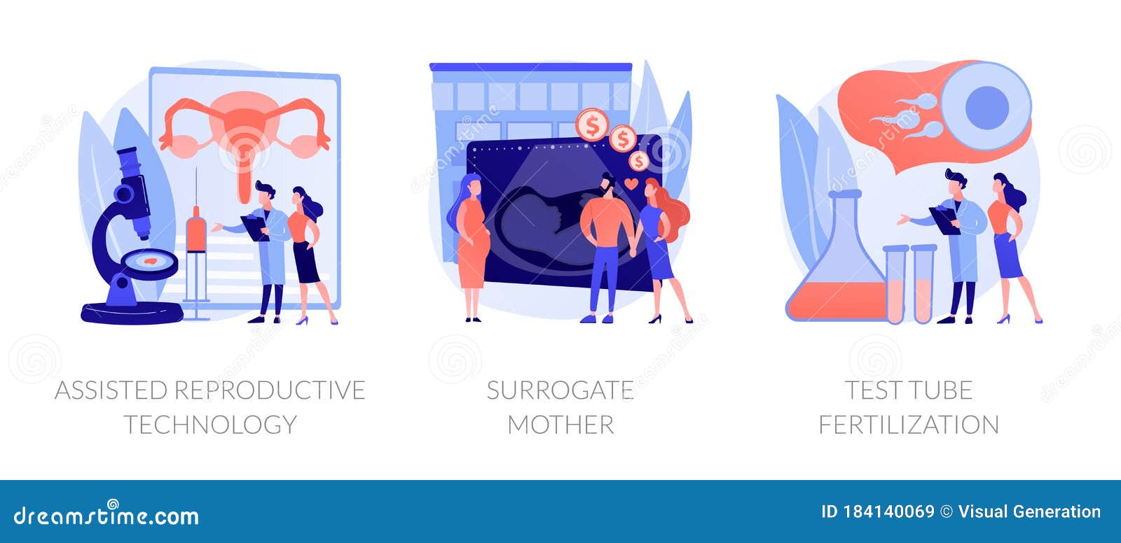 Fertility Treatment and Artificial Insemination Abstract Concept Vector ...