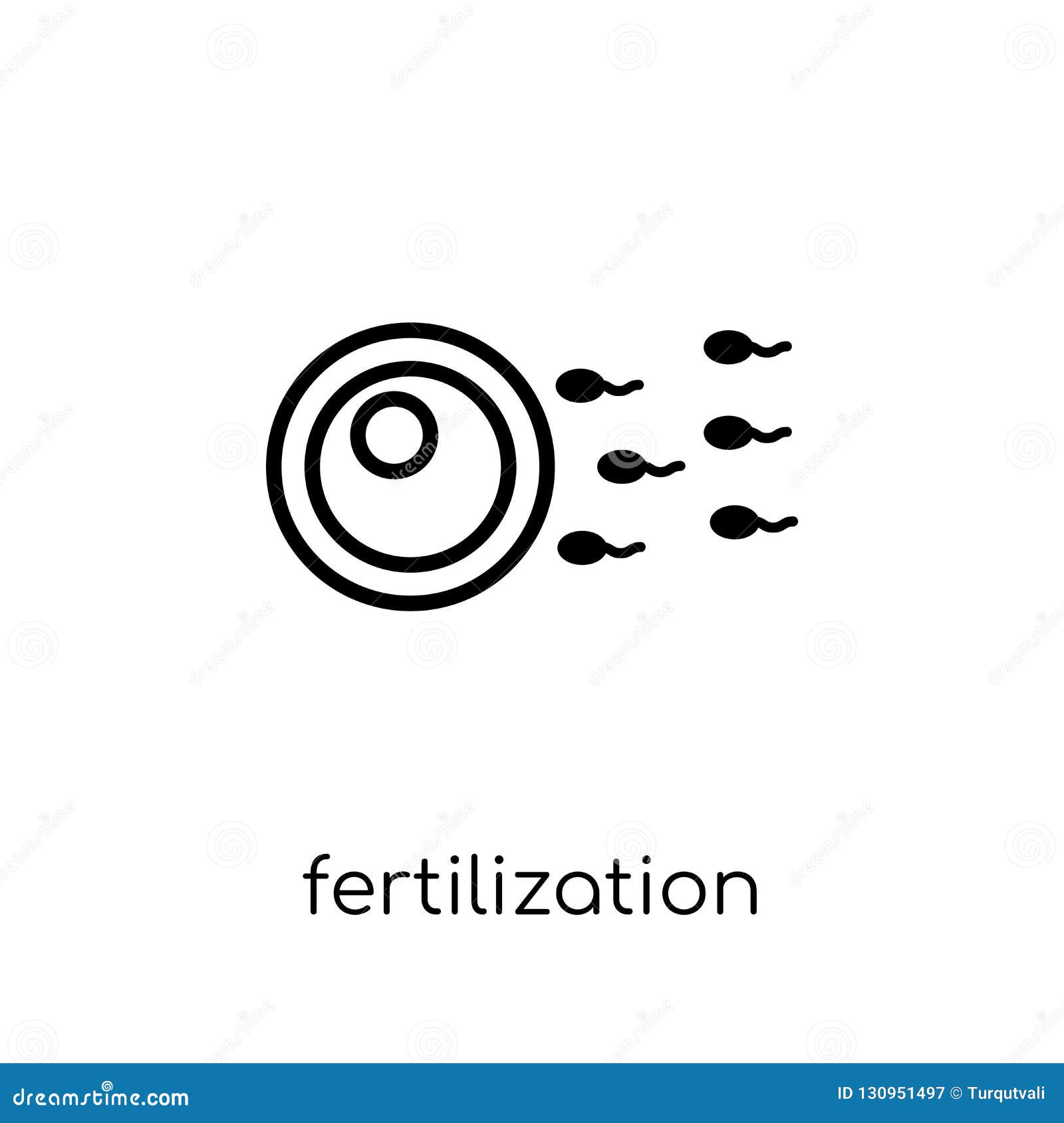 Fertilization Icon. Trendy Flat Vector Fertilization Icon On White ...