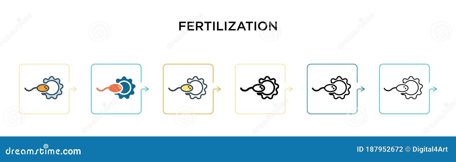 Outline Fertilization Vector Icon. Isolated Black Simple Line Element ...