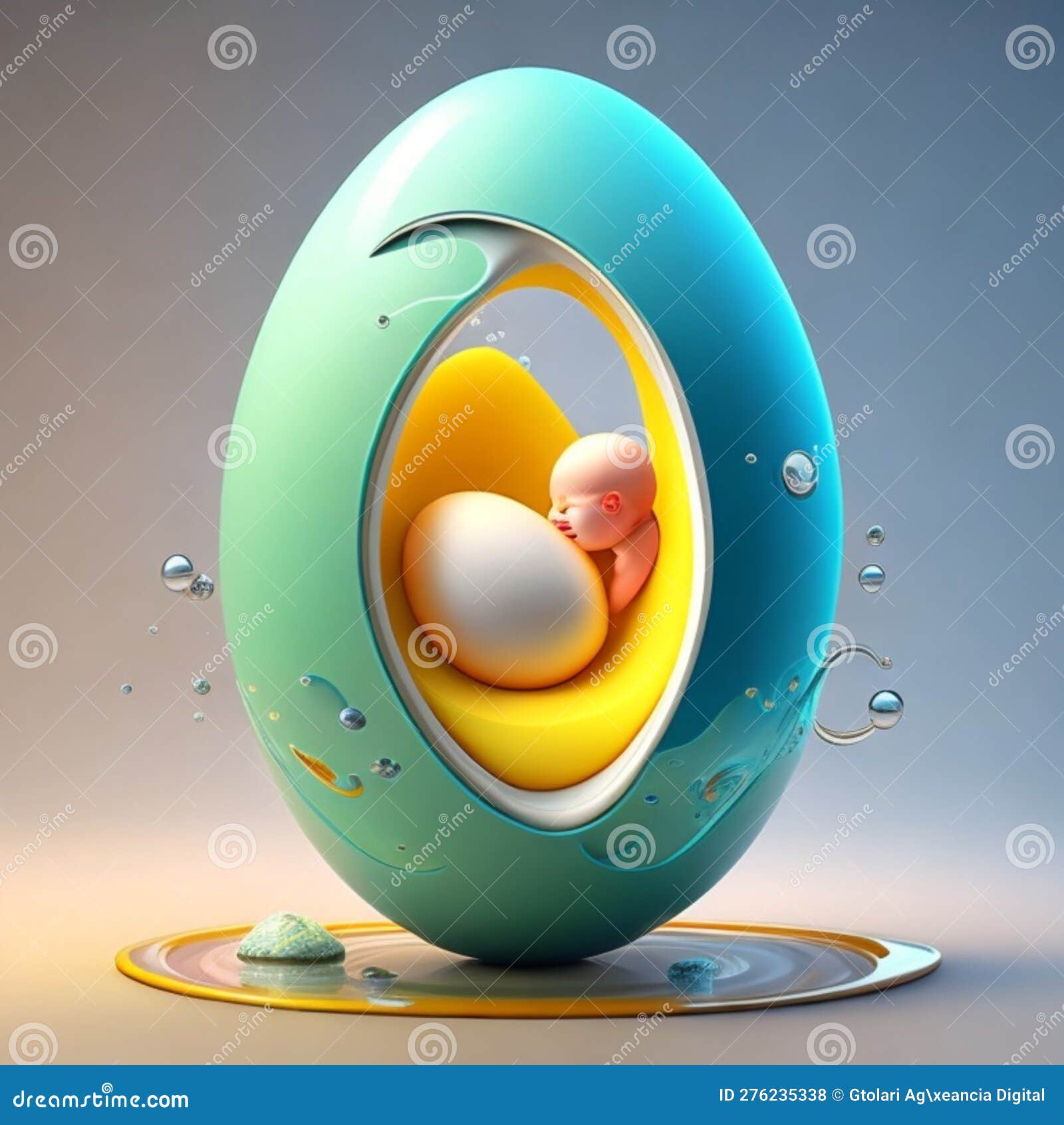 Fertilized Egg Embryo Ovum Human Embryo Stock Illustration Illustration Of Produce Design