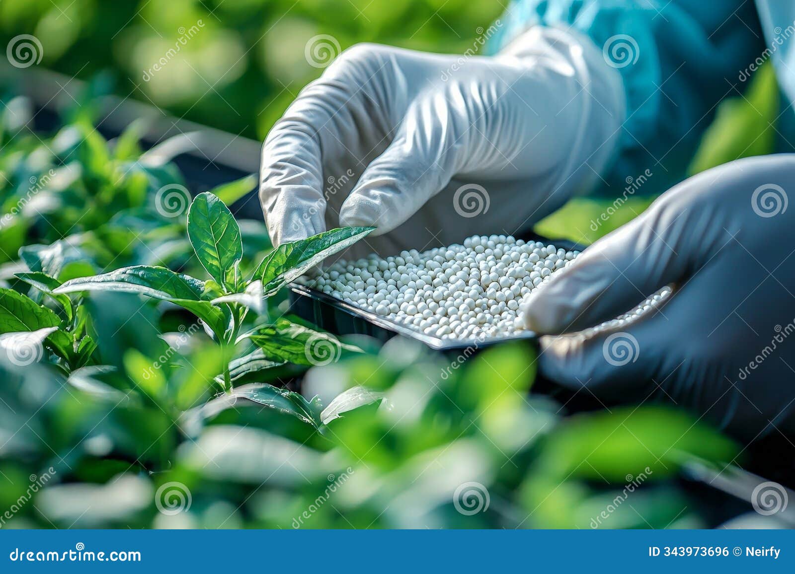 Fertilizer Being Tested for Quality Control Stock Photo - Image of ...